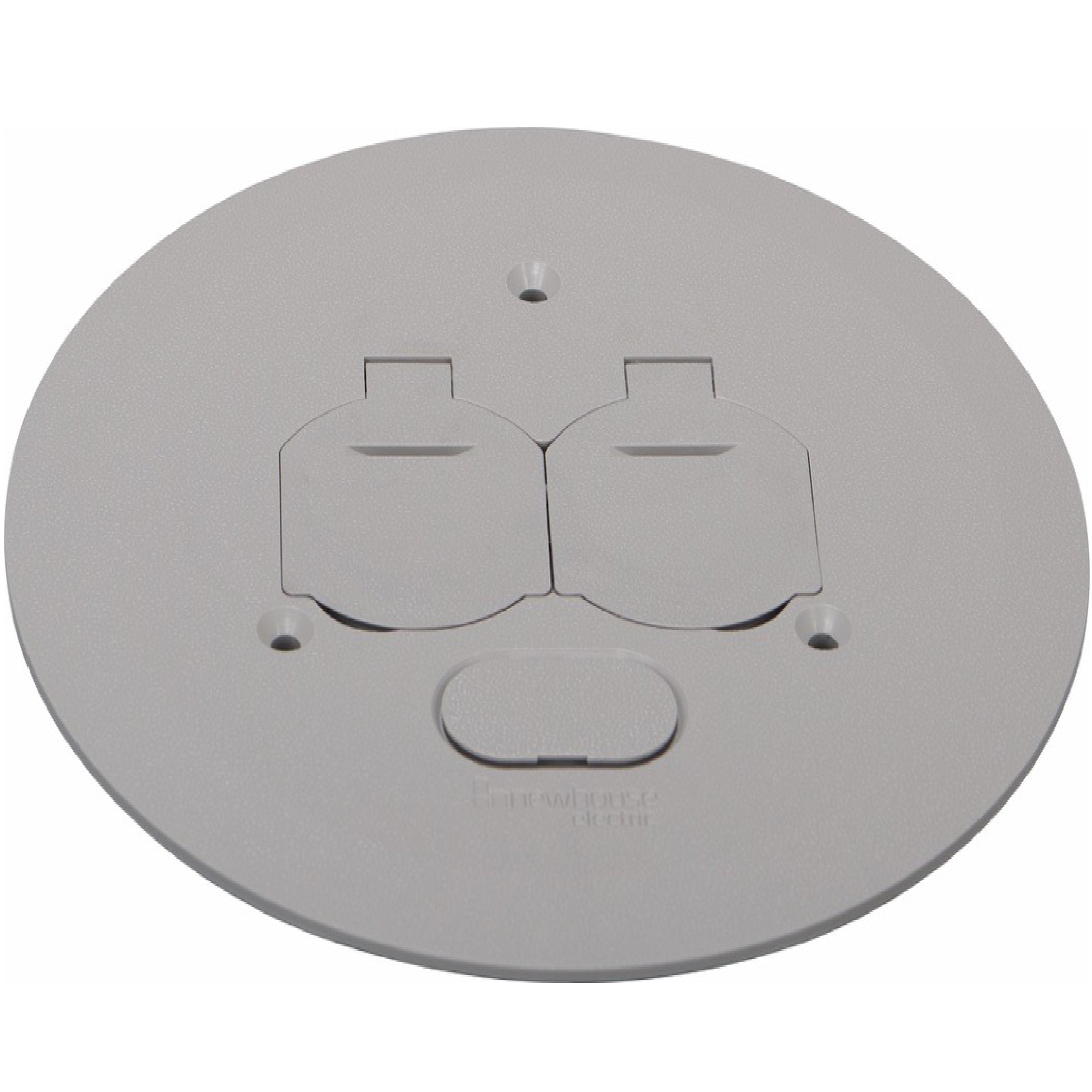 8100PVG Low Profile Floor Box Cover with Data Port, Gray – Newhouse ...